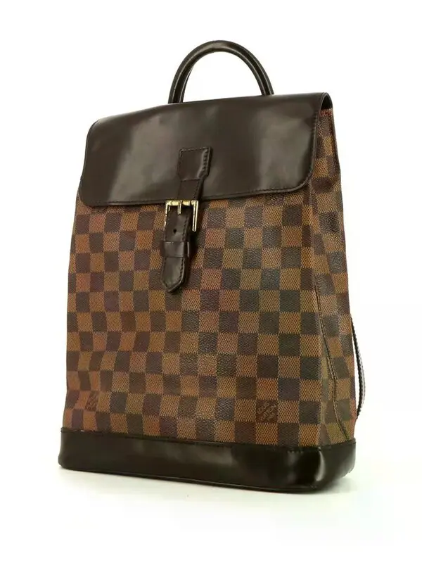 LOUIS VUITTON Damier Ebene Soho Backpack