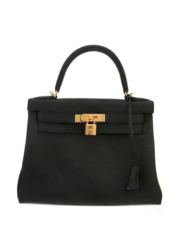 Hermès Kelly 28 Sellier Handbag - Black