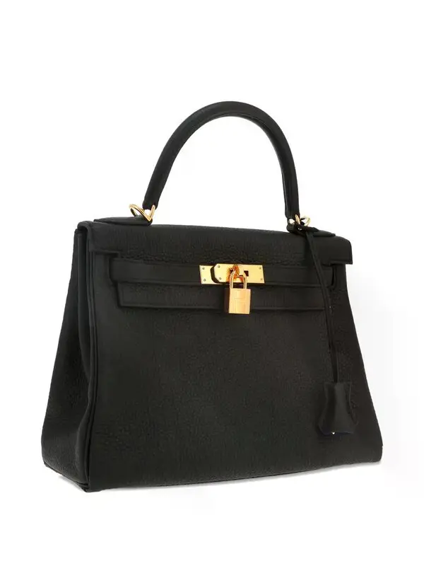 Hermès Kelly 28 Sellier Handbag - Black