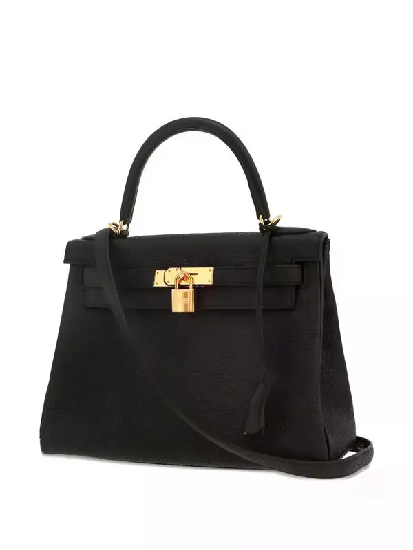 Hermès Kelly 28 Sellier Handbag - Black