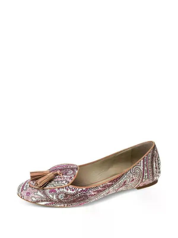 Etro Paisley-print Tassel Flats