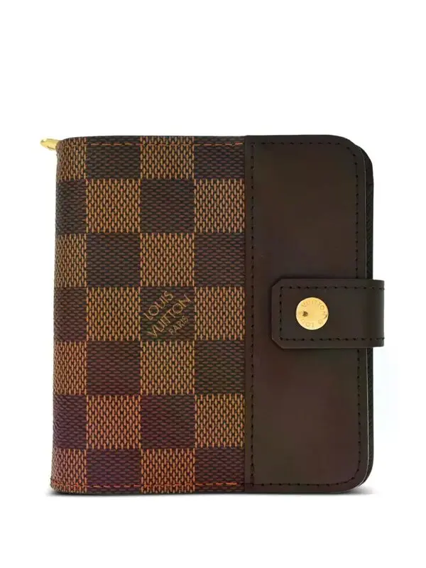 LOUIS VUITTON 2005 Compact Wallet - Brown