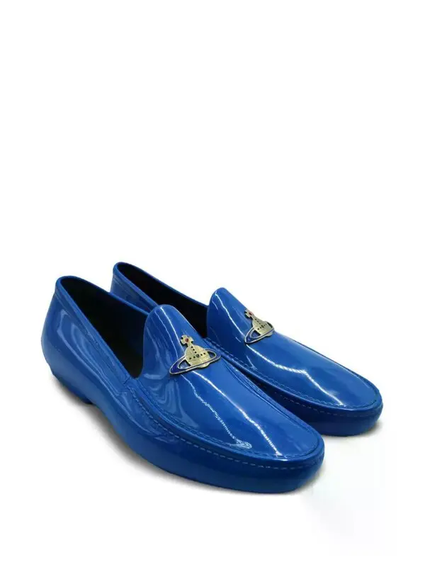 Vivienne Westwood Orb-Detail Loafers - Blue | Editorialist display picture 3