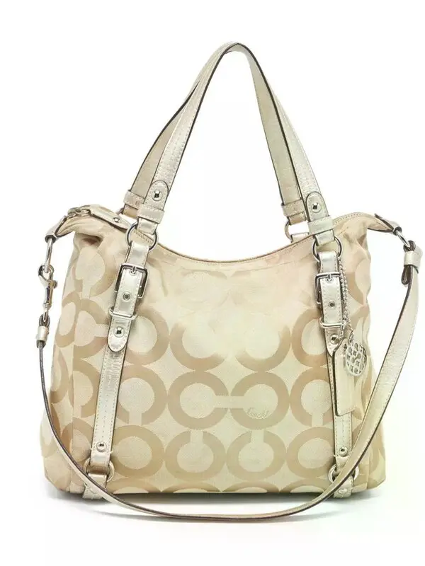 COACH® Monogram Logo Tote Bag - Neutrals