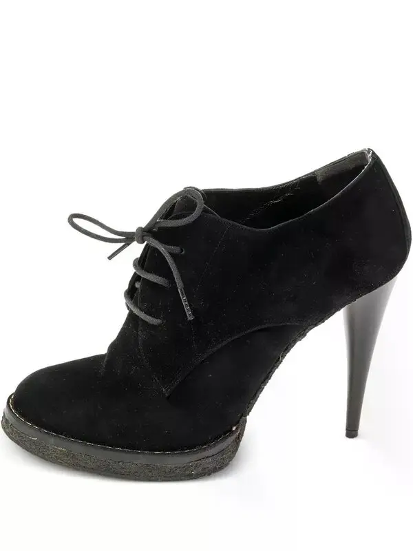 Balenciaga Lace-up Suede Booties