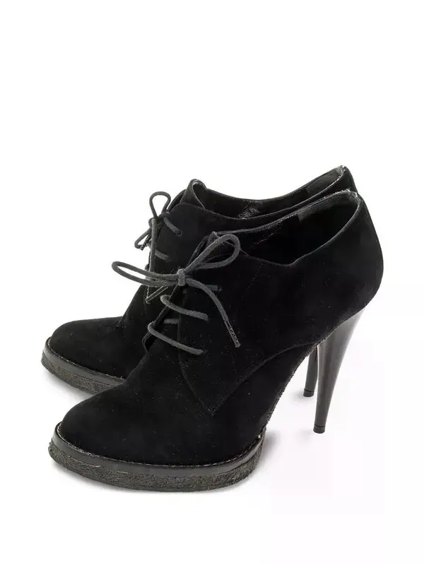 Balenciaga Lace-up Suede Booties