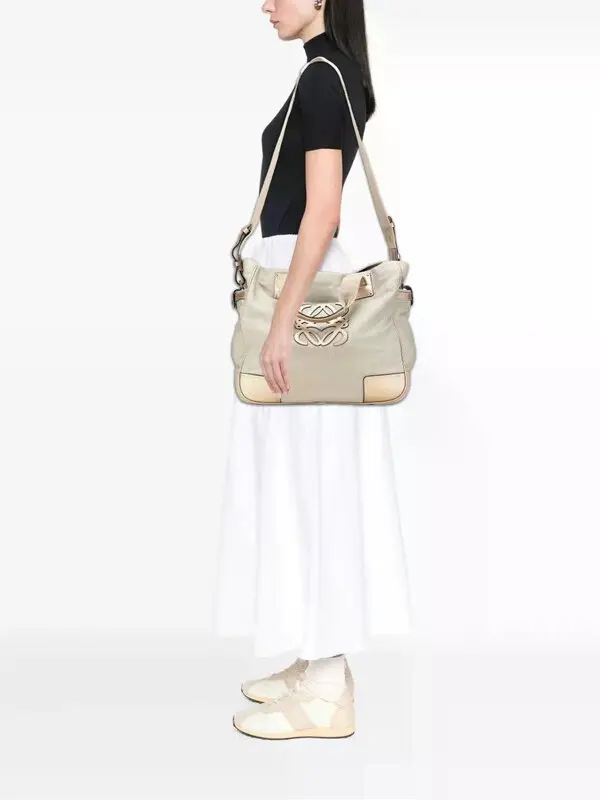 Loewe Anagram Canvas Satchel
