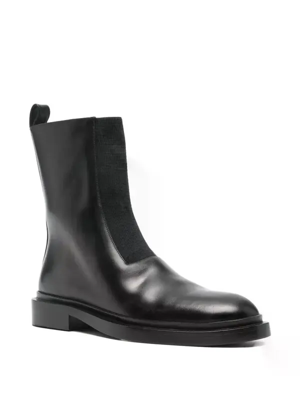 JIL SANDER Chunky Leather Boots