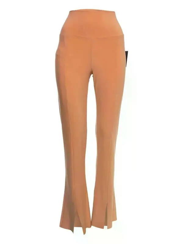 Norma Kamali High-waist Flare Stretch Trousers