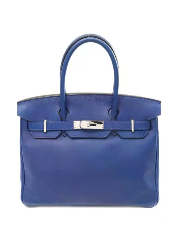 Hermès Birkin 30 Tote Bag - Blue