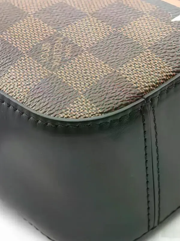 LOUIS VUITTON Damier Ebene Santa Monica Shoulder Bag - Brown
