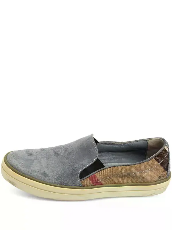 Burberry Suede Slip-on Sneakers