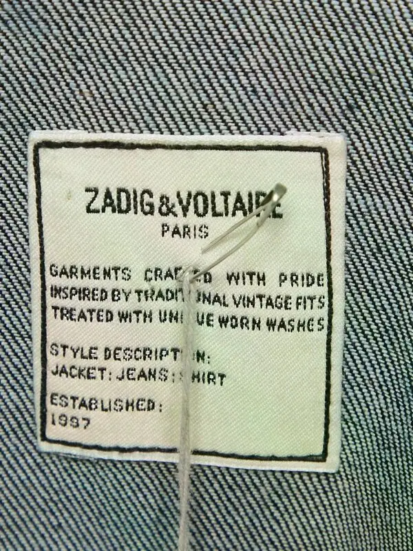 Zadig&Voltaire Buttoned-front Denim Jacket