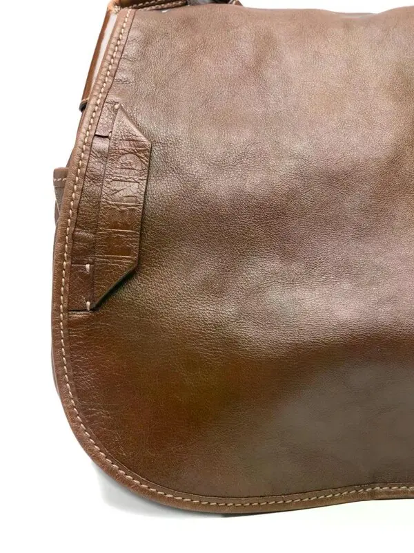 Fendi 2010s Leather Messenger Bag