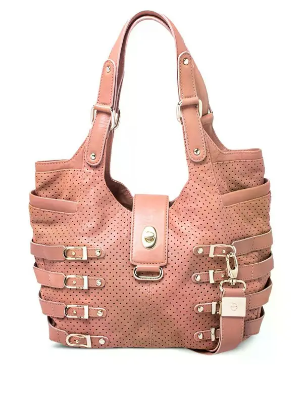 JIMMY CHOO Perforated Shoulder Bag