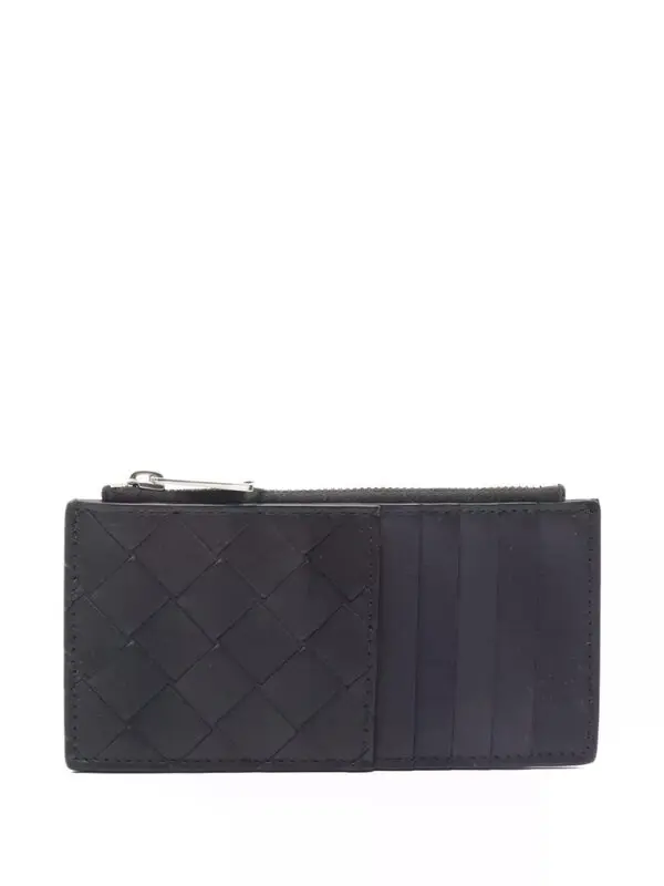 Bottega Veneta 2021 Intrecciato Cardholder - Black