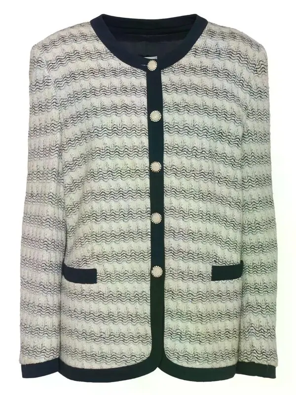 RENATO BALESTRA Patterned Knit Jacket
