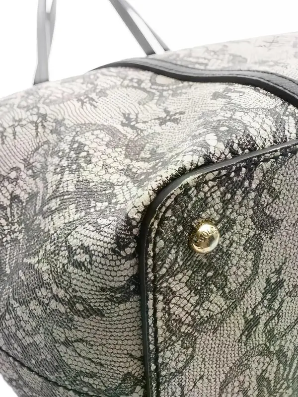 Dolce & Gabbana 2000s Lace Pattern Tote Bag
