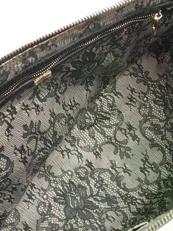 Dolce & Gabbana 2000s Lace Pattern Tote Bag