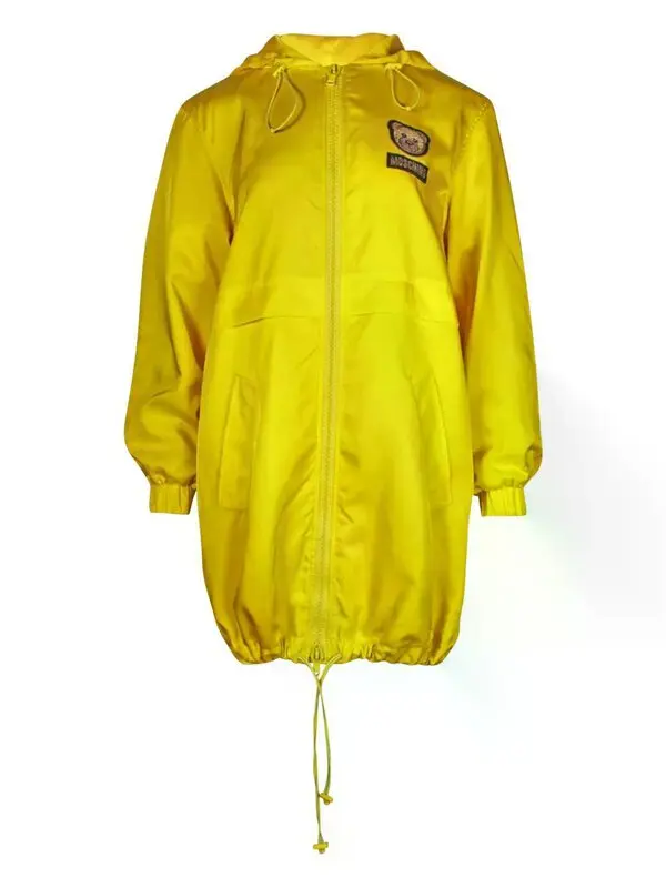Moschino Drawstring Teddy-bear Coat - Yellow