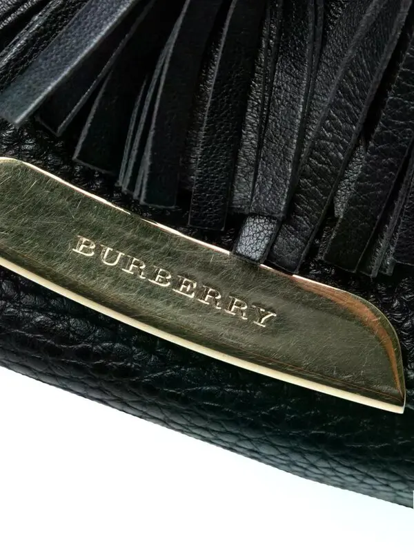 Burberry Grained Leather Maydown Shoulder Bag