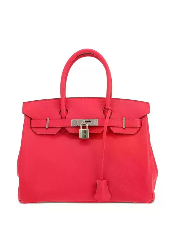 Hermès Birkin 30 Leather Handbag - Red