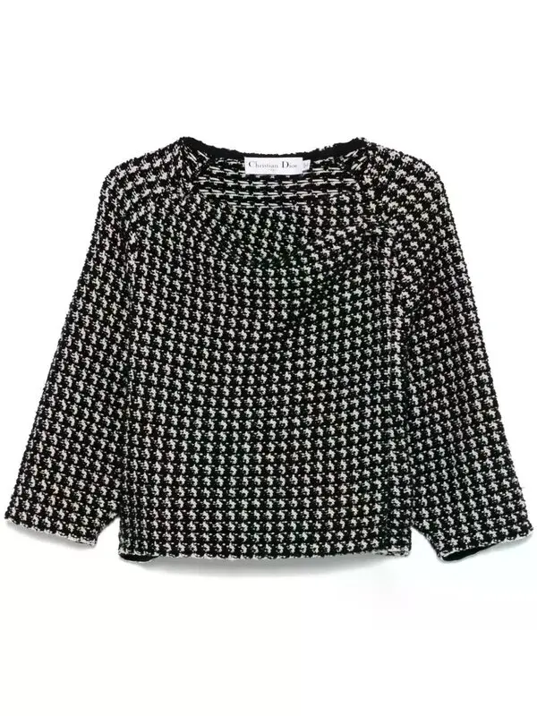 Dior 2010s Cropped Jacquard Jacket