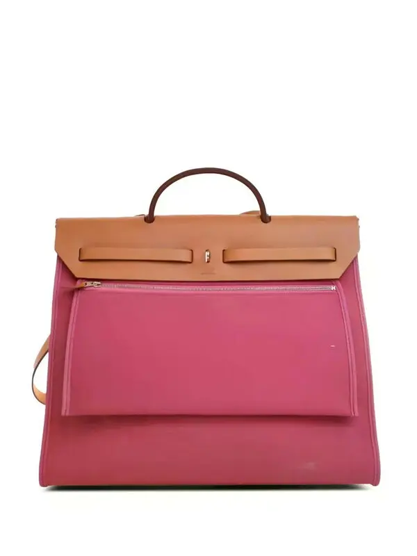 Hermès 2012 Herbag Zip 39 Satchel - Brown
