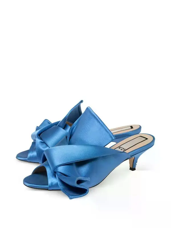 N°21 55mm Satin Knotted Sandals