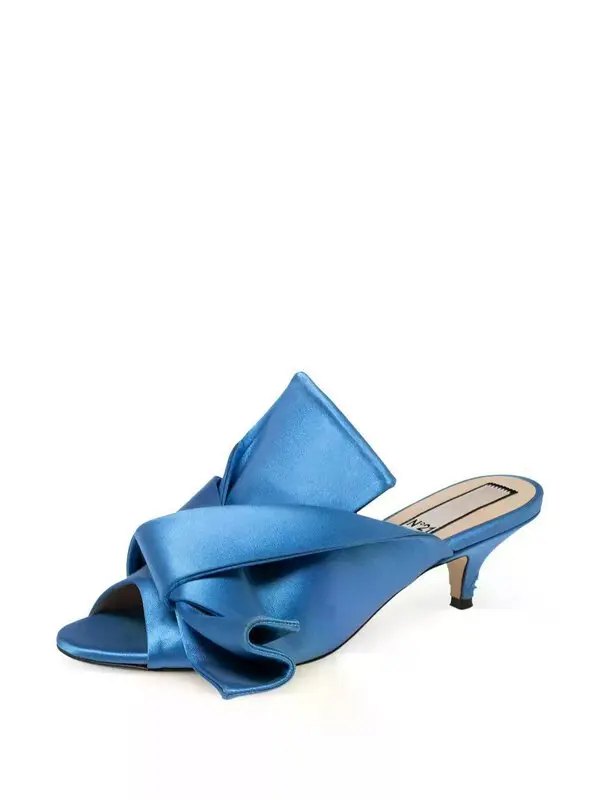 N°21 55mm Satin Knotted Sandals