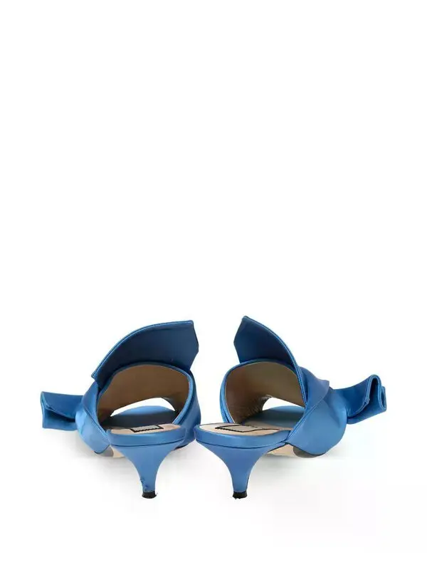 N°21 55mm Satin Knotted Sandals
