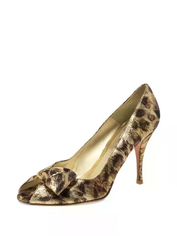 STUART WEITZMAN Leopard-print Heeled Pumps