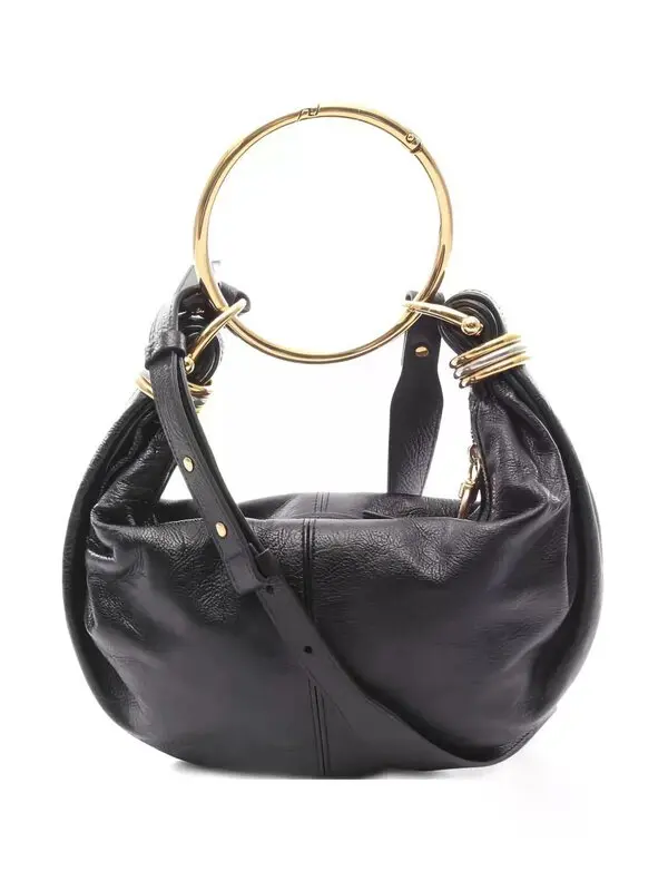 Chloé Bracelet Leather Handbag - Black