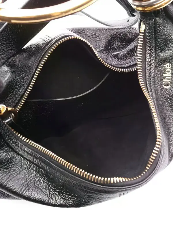 Chloé Bracelet Leather Handbag - Black