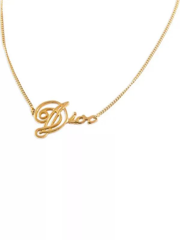 Dior 2000s Logo Necklace