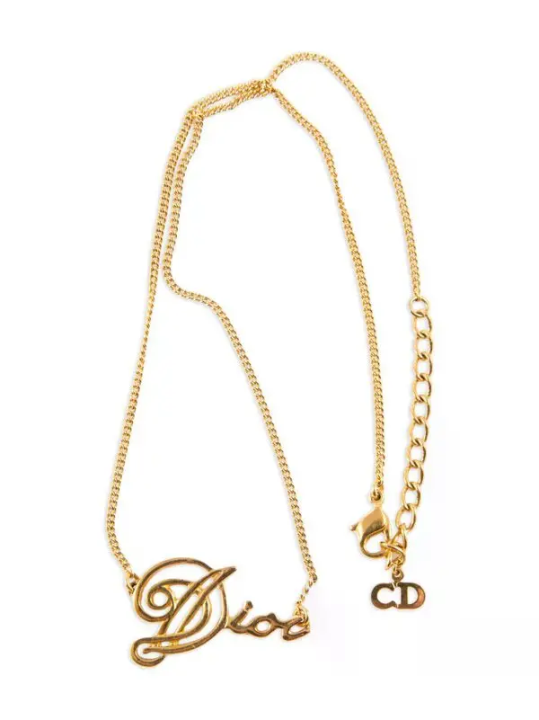 Dior 2000s Logo Necklace