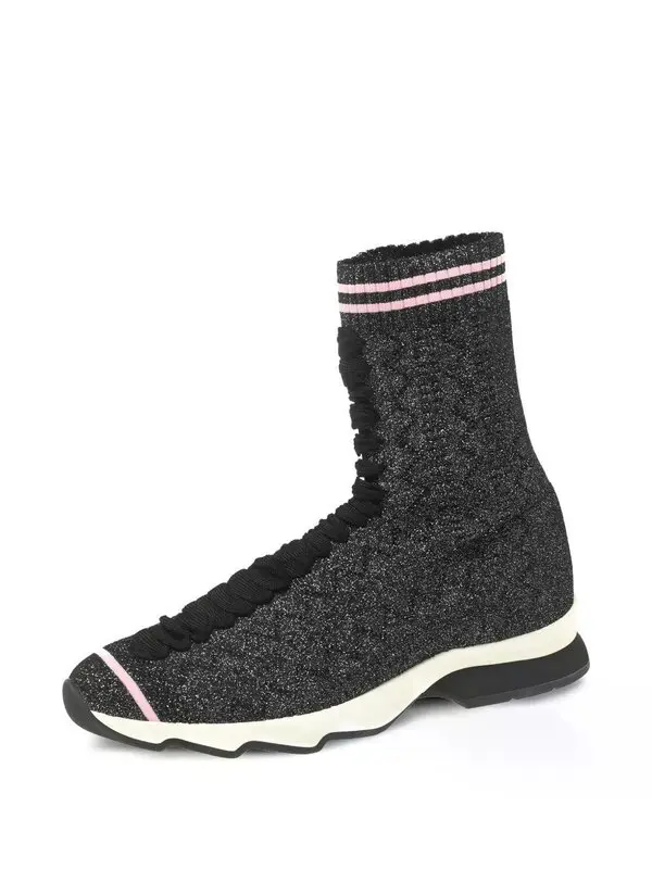 Fendi Sock-style Knitted Sneakers