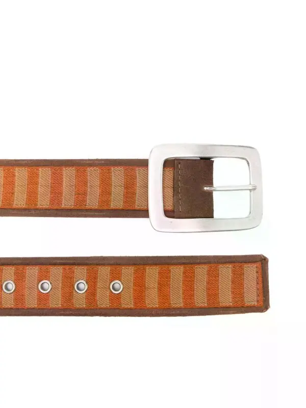 ROMEO GIGLI 1990s Striped Belt
