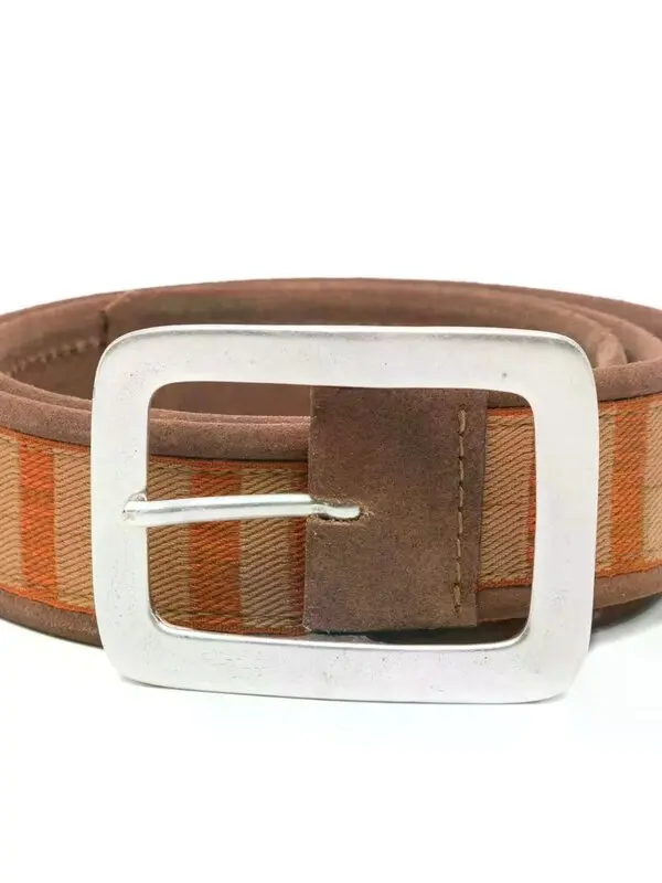 ROMEO GIGLI 1990s Striped Belt