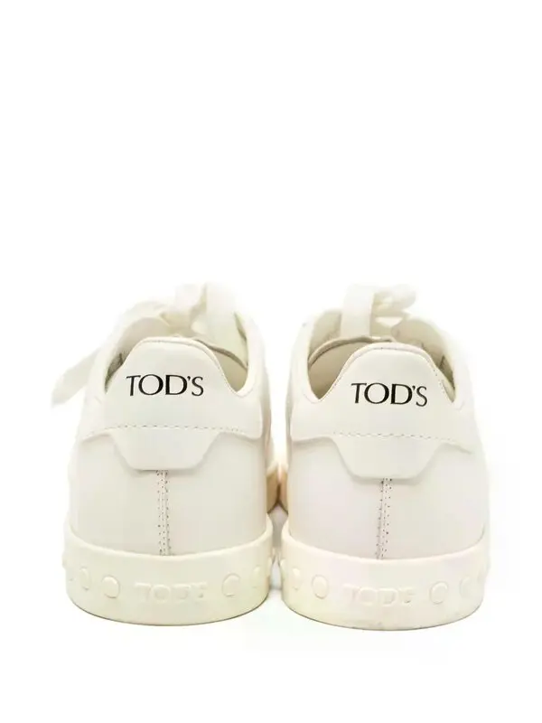 TOD'S Vintage 2024 Perforated Leather Sneakers - White