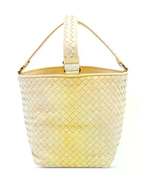 Bottega Veneta 2009 Nappa Intrecciato Nuance Bucket Bag - Yellow