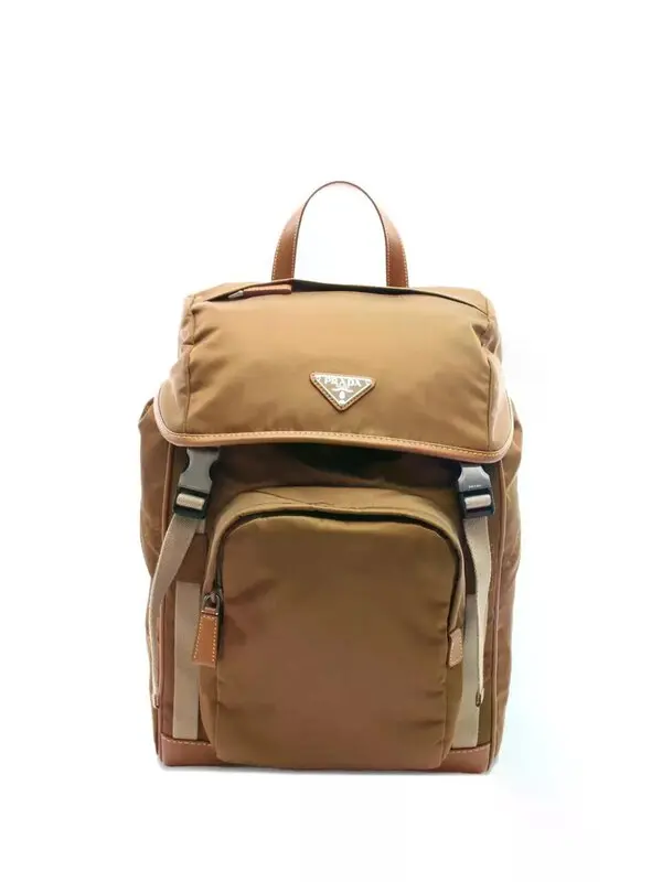 Prada 2020 Tessuto Backpack - Brown