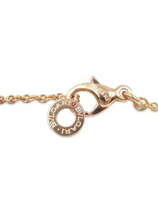 BVLGARI 18k Rose B.zero1 Diamond Necklace