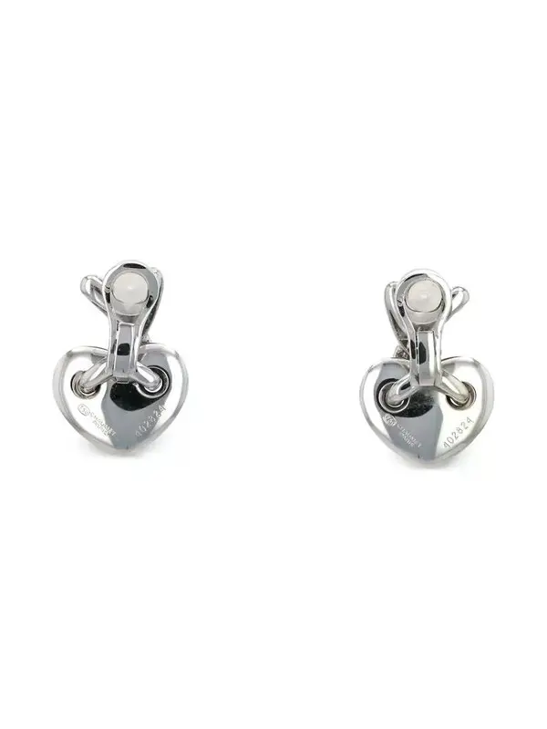 CHAUMET 18k White Gold Lien Clip-on Earrings