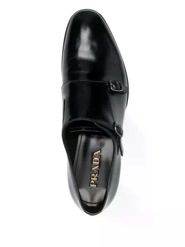 Prada Patent Monk Shoes
