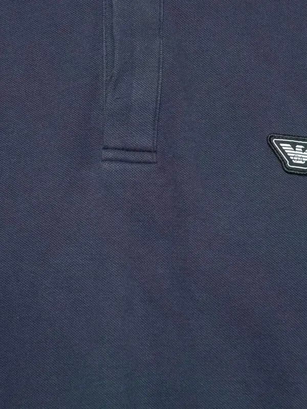 Emporio Armani 2024 Logo Cotton Polo Shirt