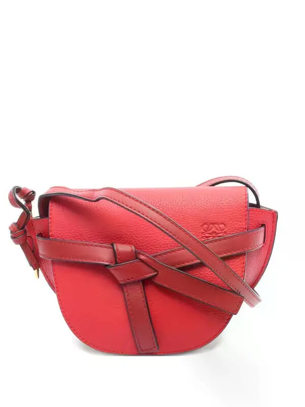 Loewe Mini Gate Shoulder Bag - Red