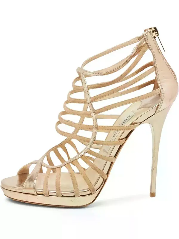 JIMMY CHOO 105mm Leather Sandals