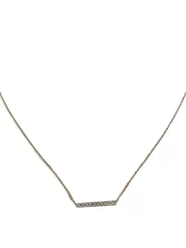 LB EXCLUSIVE 14k White Gold Diamond Necklace