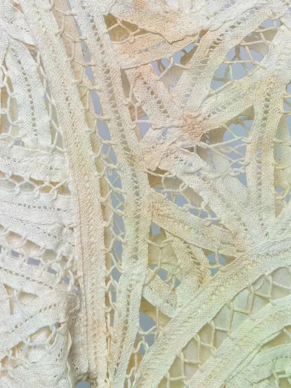 Sea Short-sleeve Lace Dress